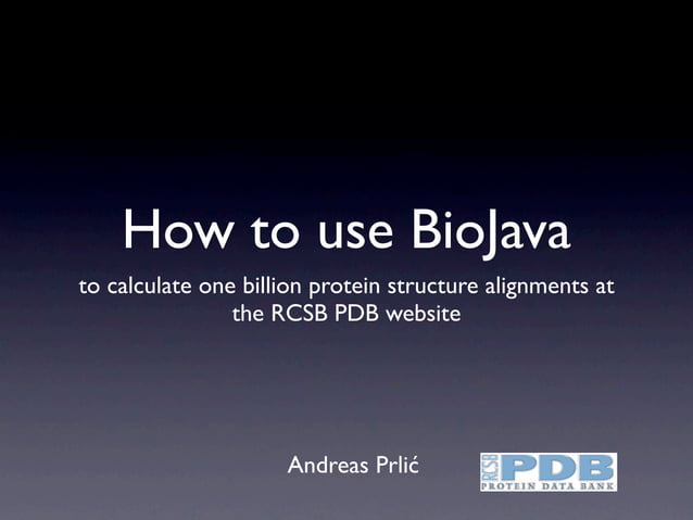 A Prlic - BioJava update | PDF