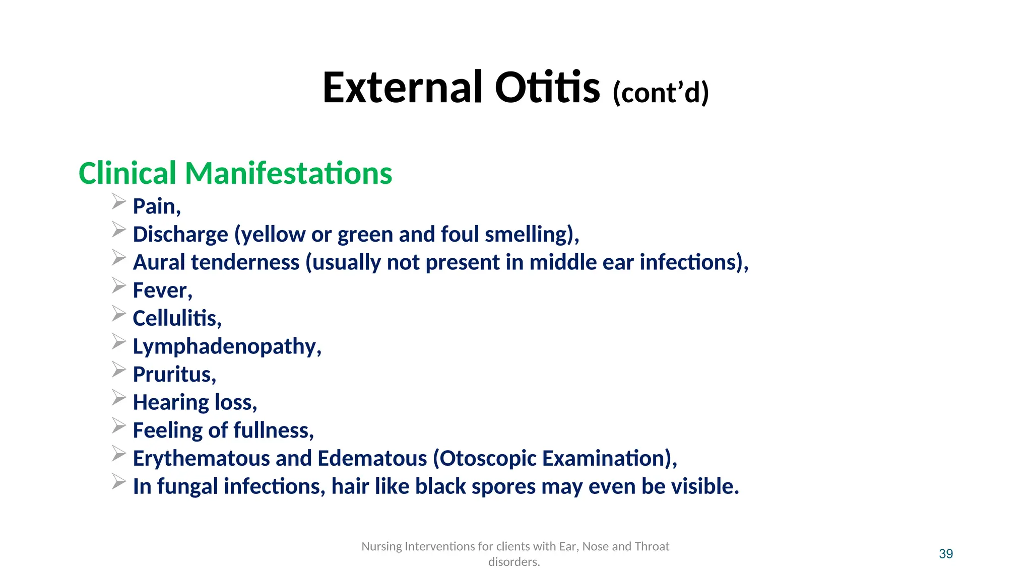 Nursing care for a patient with Ear eye and nose disorder.ppt