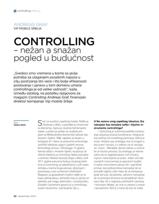 Andreas Graf - Controlling - nežan a snažan pogled u budućnost ...