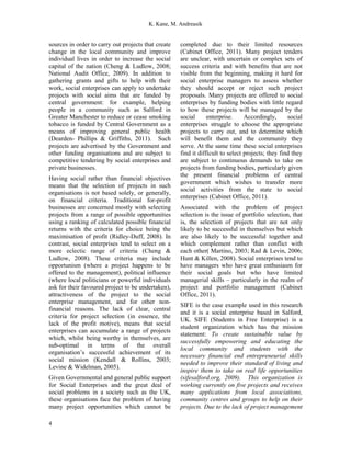 DEVELOPING A BALANCED PROJECT PORTFOLIO FOR A SOCIAL ENTERPRISE - THE ...