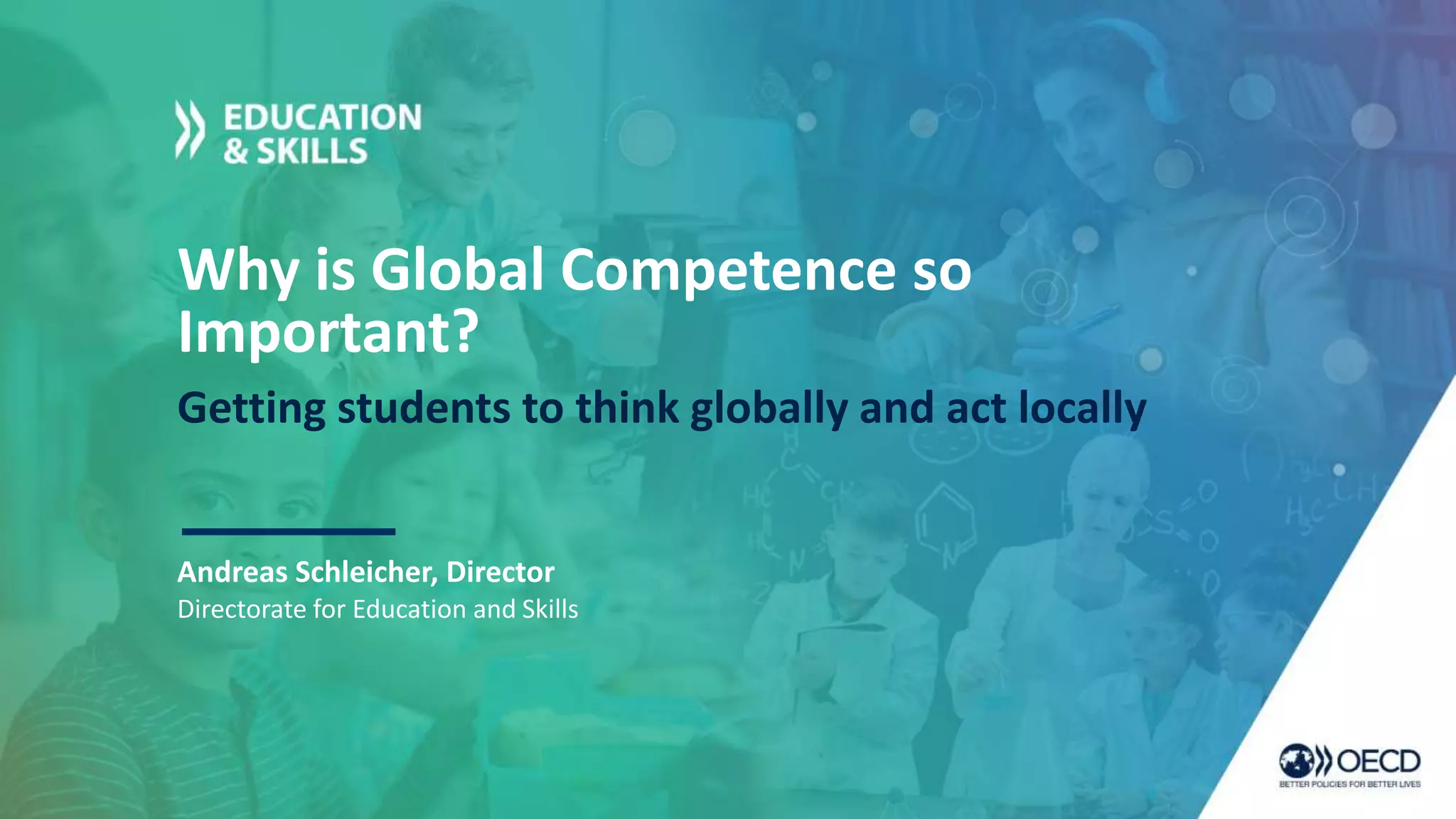 The role of Education in an interconnected world webinar - Andreas ...