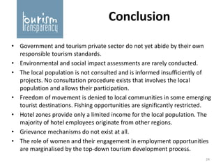 Tourism Development and Land Use in Myanmar - Dr. Andrea Valentin | PDF