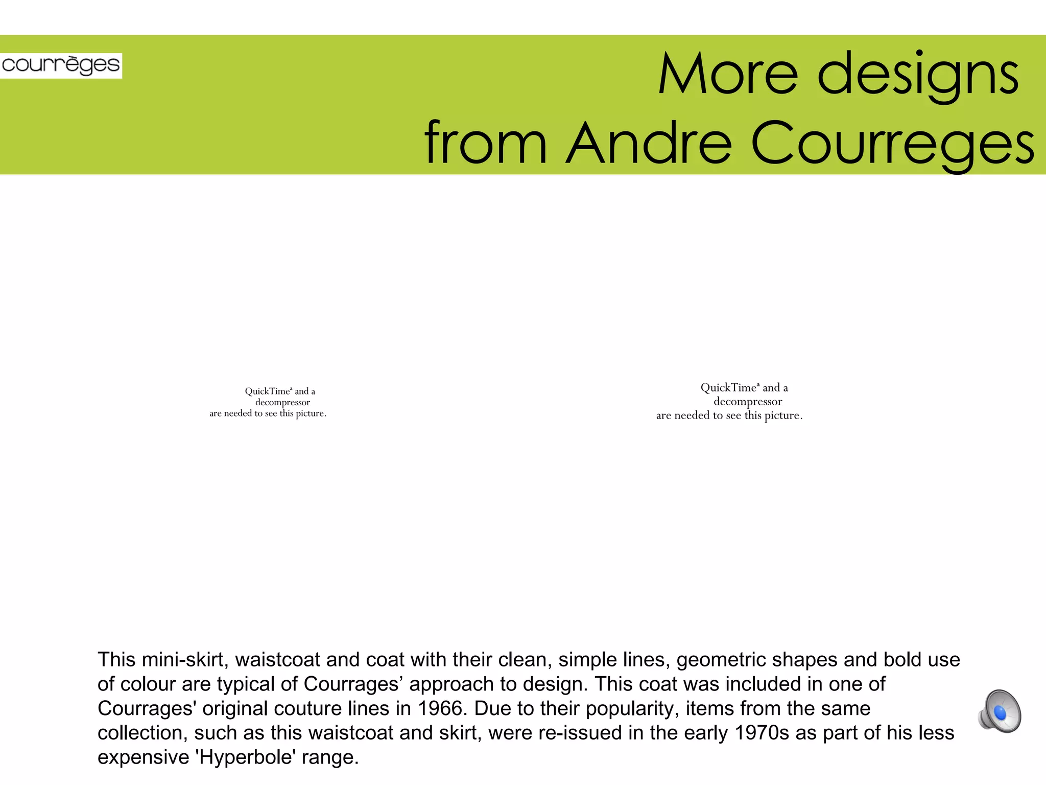 Andre Courreges designer presentation | PPT