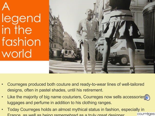Andre Courreges designer presentation | PPT