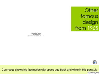 Andre Courreges designer presentation | PPT