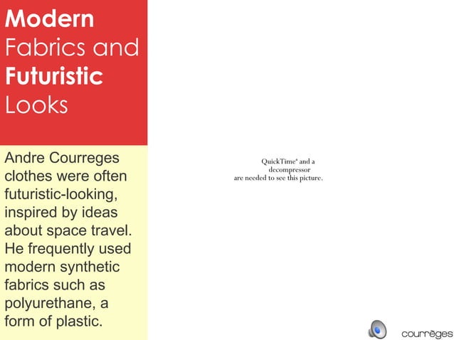 Andre Courreges designer presentation | PPT