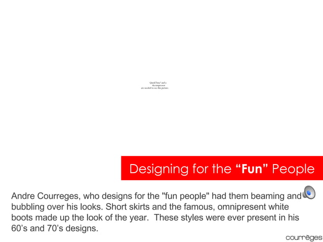 Andre Courreges designer presentation | PPT