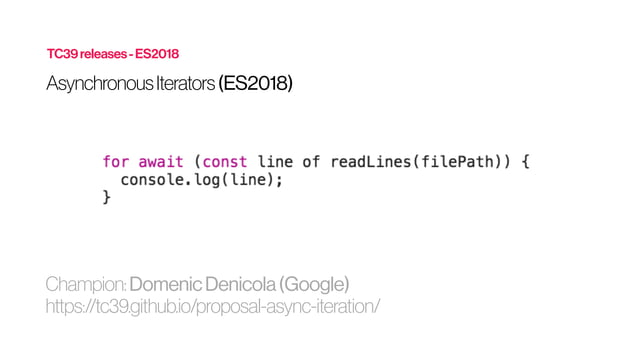 Tc39 Their Process And Some Ecmascript Features Ppt