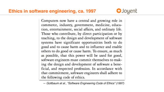 Andreessen's Corollary: Ethical Dilemmas in Software Engineering | PPT