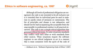 Andreessen's Corollary: Ethical Dilemmas in Software Engineering | PPT