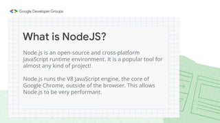Node js crash course session 1 | PPTX