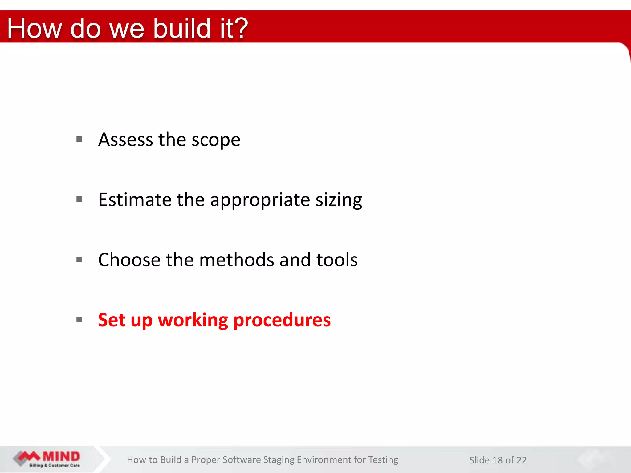 How to build a proper software staging environment for testing | PPTX ...