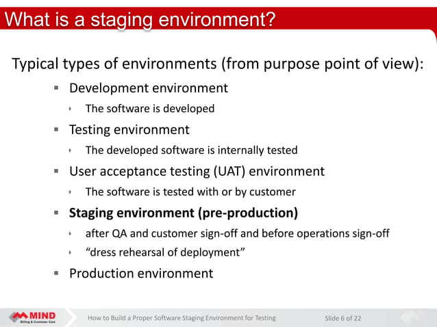 How To Build A Proper Software Staging Environment For Testing Pptx Cloud Computing Internet