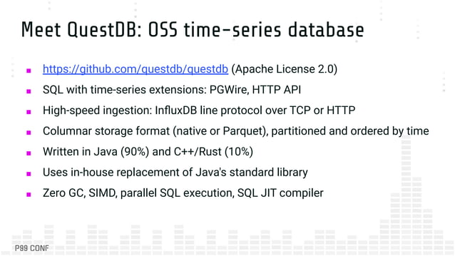 Time-Series and Analytical Databases Walk Into a Bar... | PPT