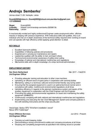 Andrejs Semberko CV | DOCX