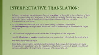 ANDRE LEFEVER’S CLASSIFICATION ..pptx