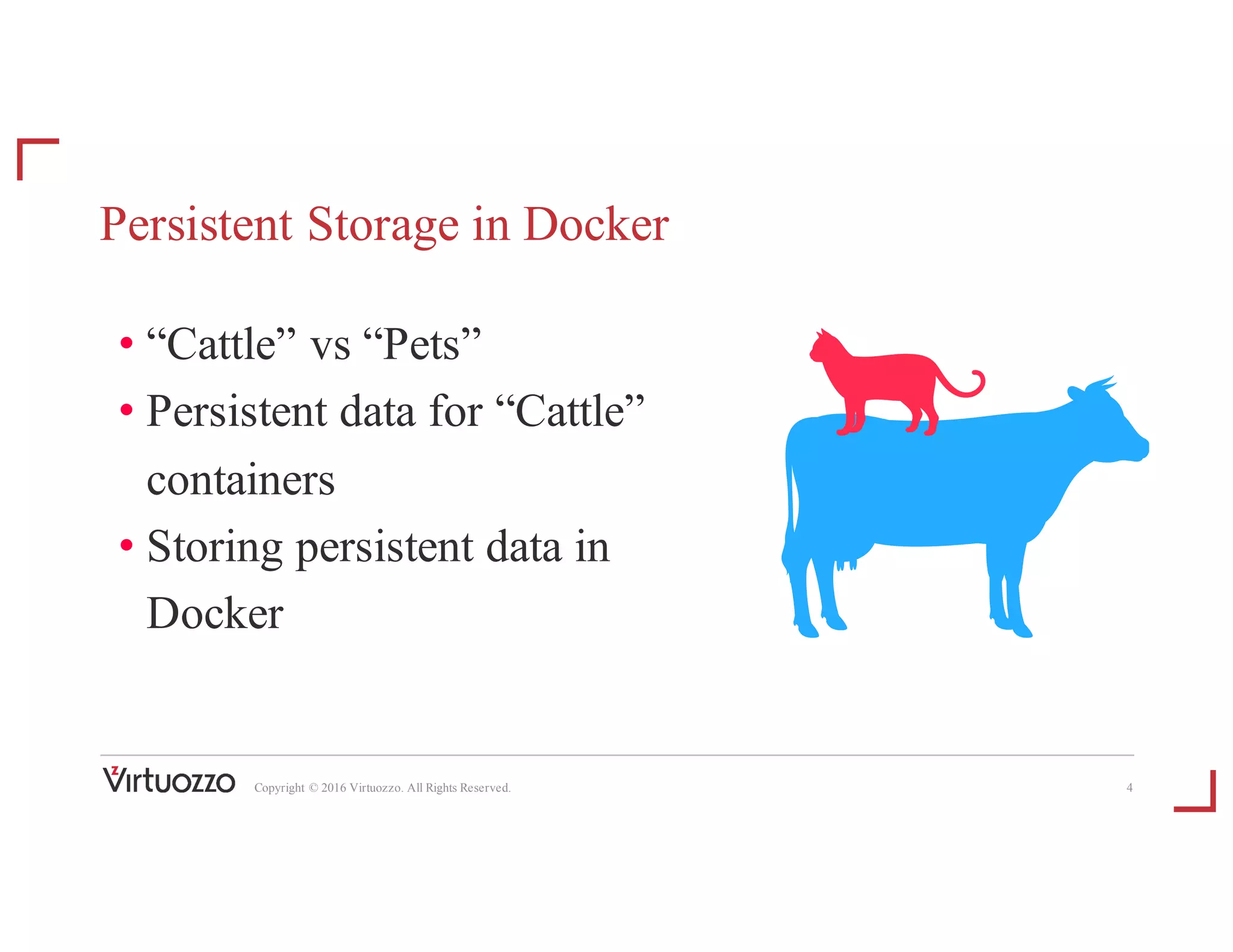 Persistent Data Storage for Docker Containers by Andre Moruga | PDF