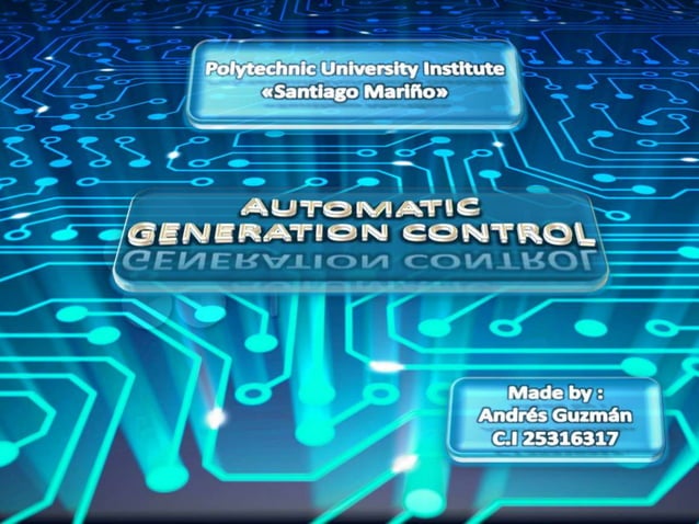 Automatic Generation Control | PPTX