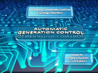 Automatic Generation Control | PPT