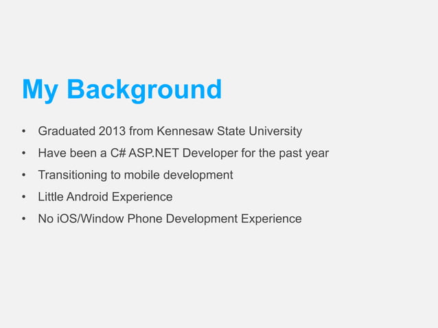 Xamarin.Forms Introduction | PPT