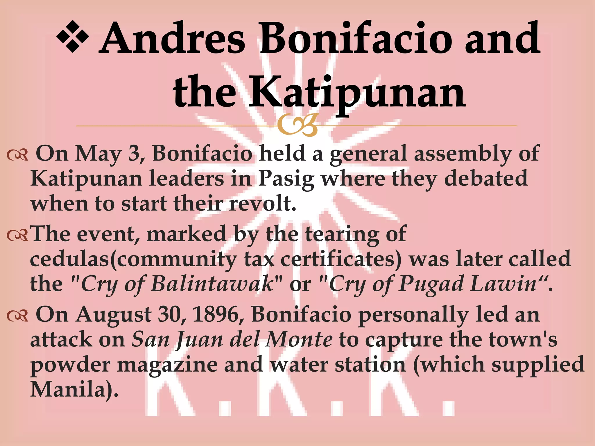 Andres bonifacio | PPTX