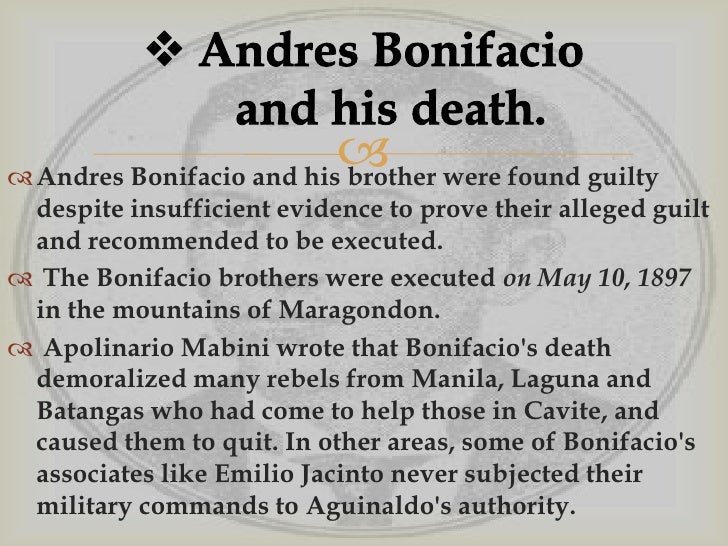 Andres bonifacio