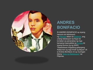 Andres bonifacio | PPT