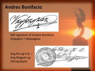 Andres bonifacio | PPTX