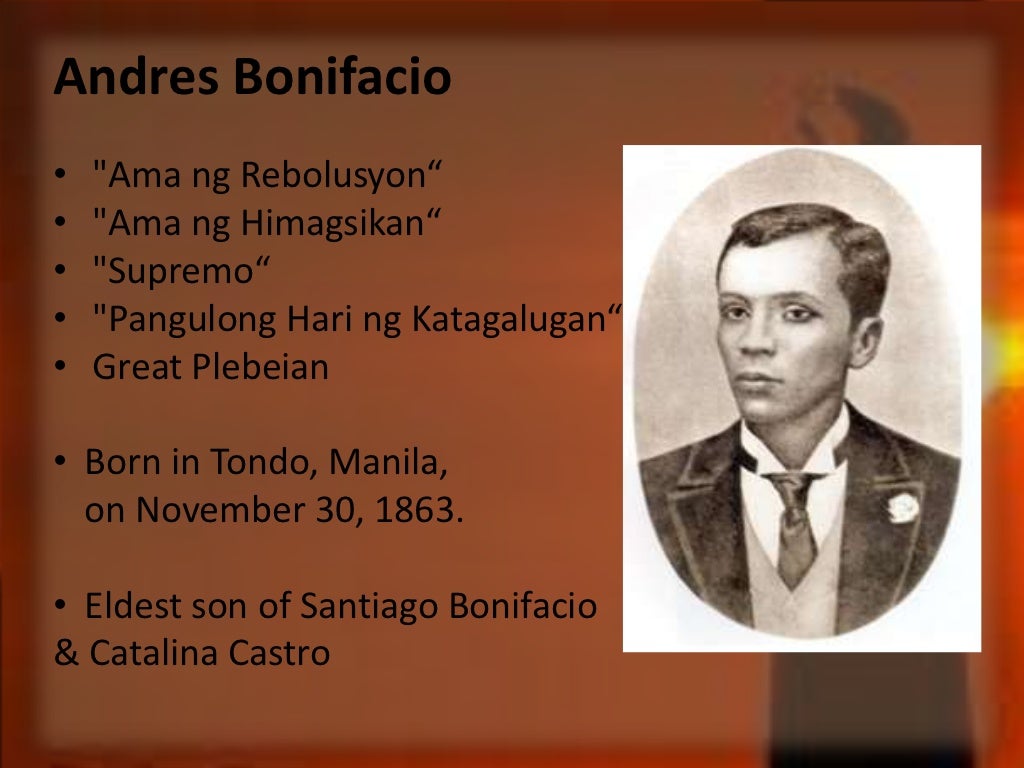 Andres bonifacio