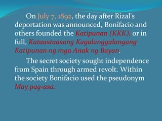 Andres bonifacio | PPTX