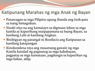 Andres bonifacio presentation | PPTX