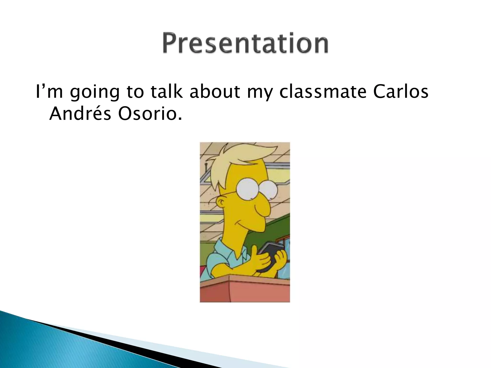 Introducing my classmate | PPTX