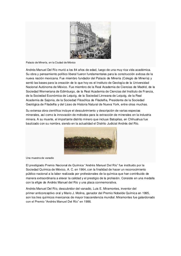 Andres manuel del rio