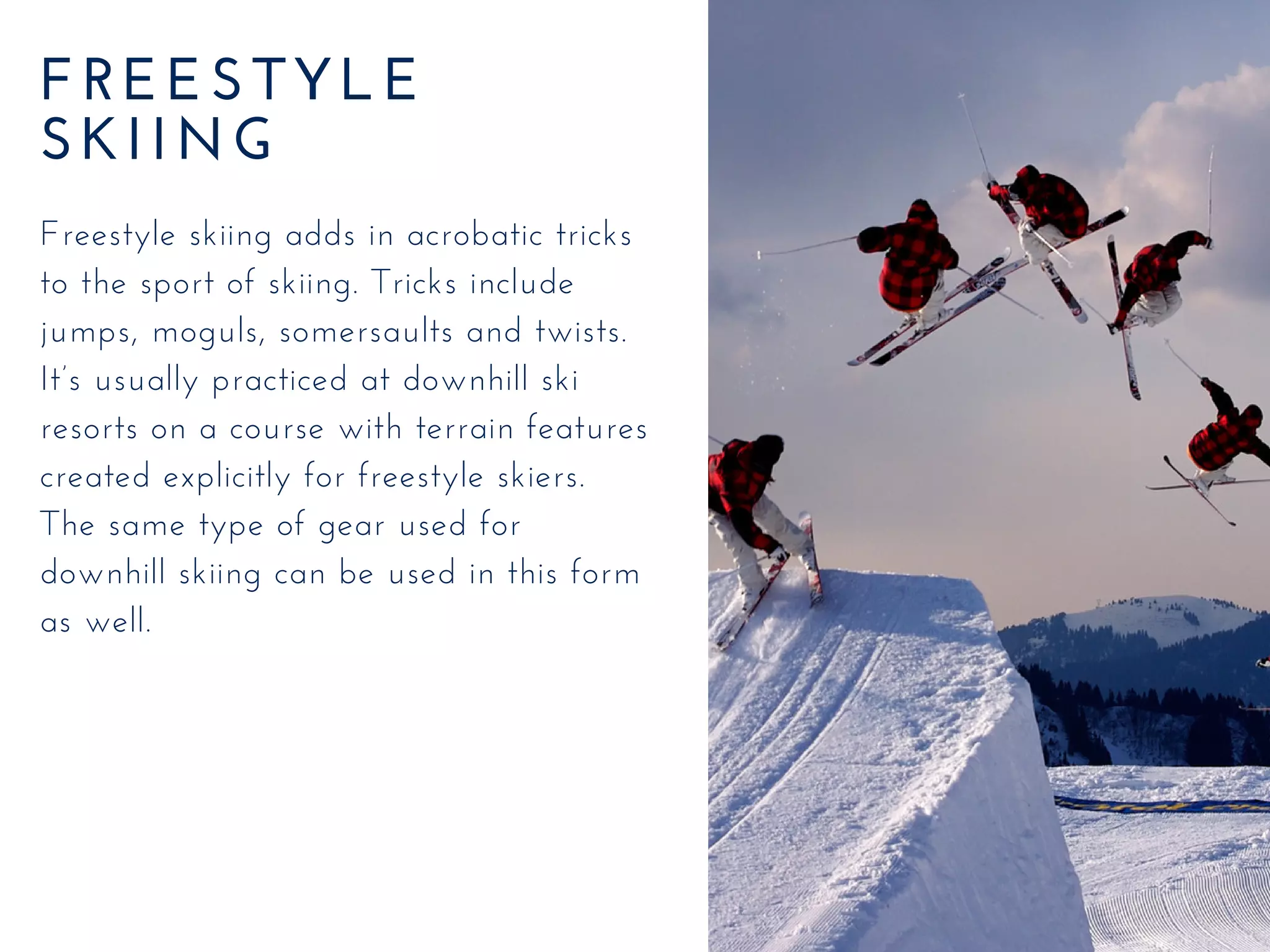 Andres Manuel Olivares Miranda | Inside Five Different Types of Skiing | PDF | Skiing | Sports