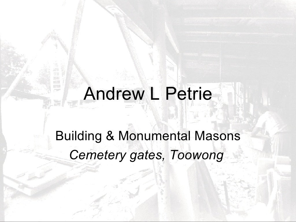 Andrew L.Petrie, 1980