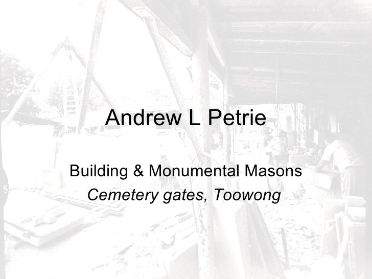 Andrew L.Petrie, 1980