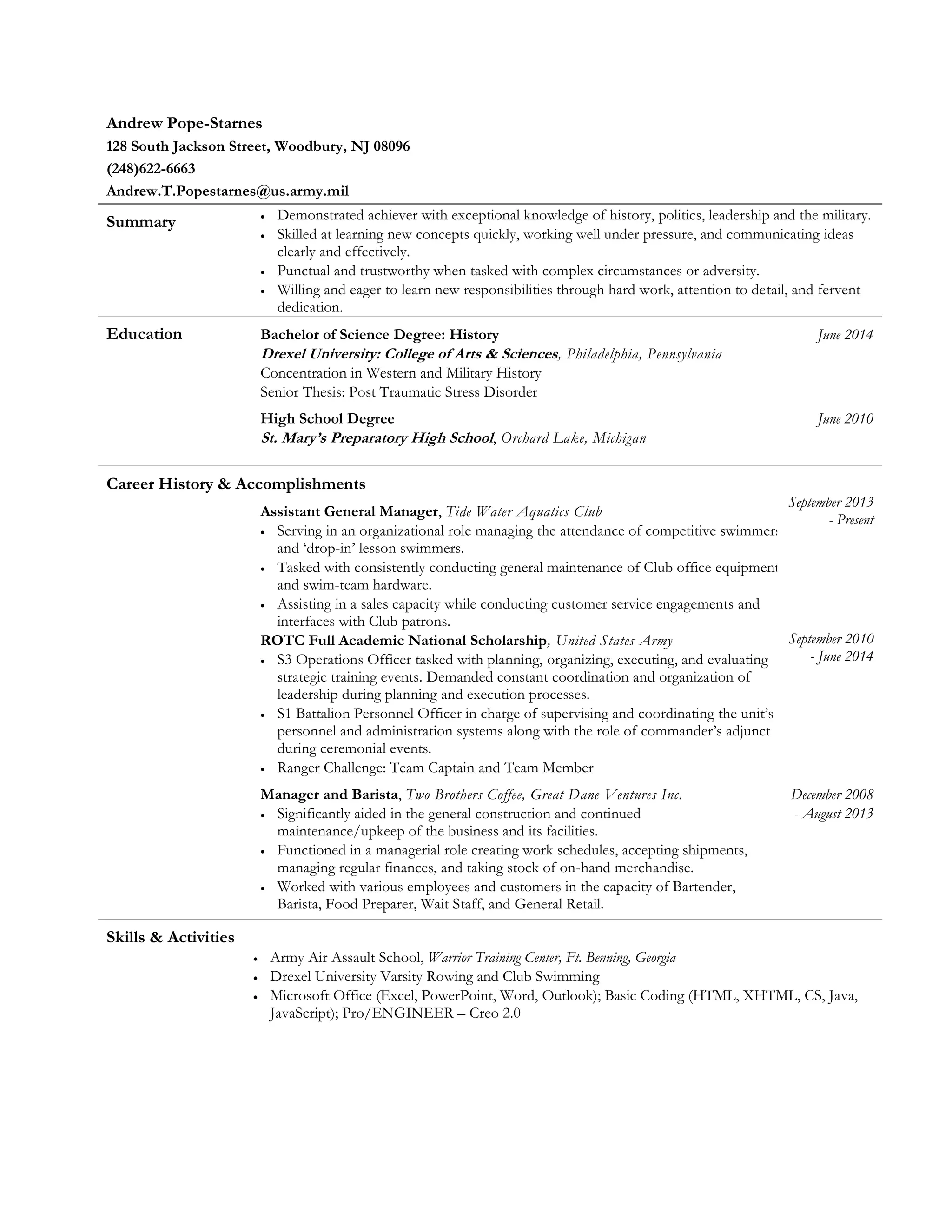 Job Resume | PDF
