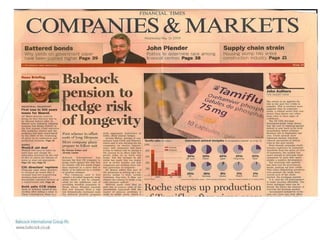 Longevity Swaps | PPT