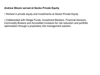 Andrew Bloom Lighthouse Partners | PPT