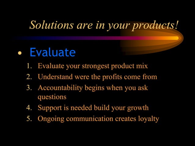 Andrew Bregman Value Added Business | PPT