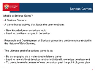 Serious games : games for health Dr Andrew Campbell | PPT