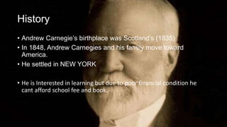 Life Andrew Carnegie PPt | PPTX