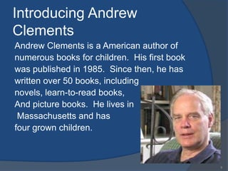 Andrew clements | PPTX