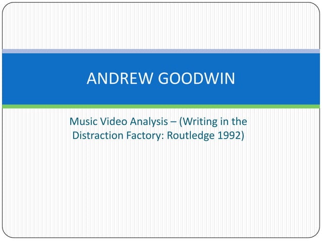Andrew Goodwin | PPT