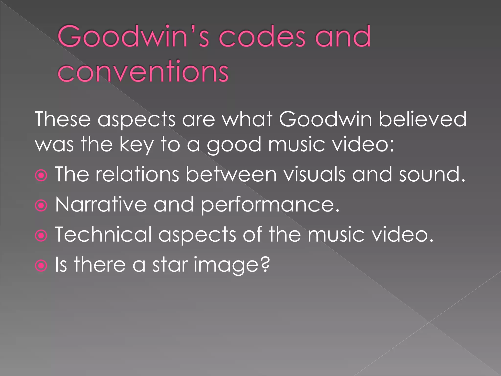 Andrew goodwin | PPT | Free Download