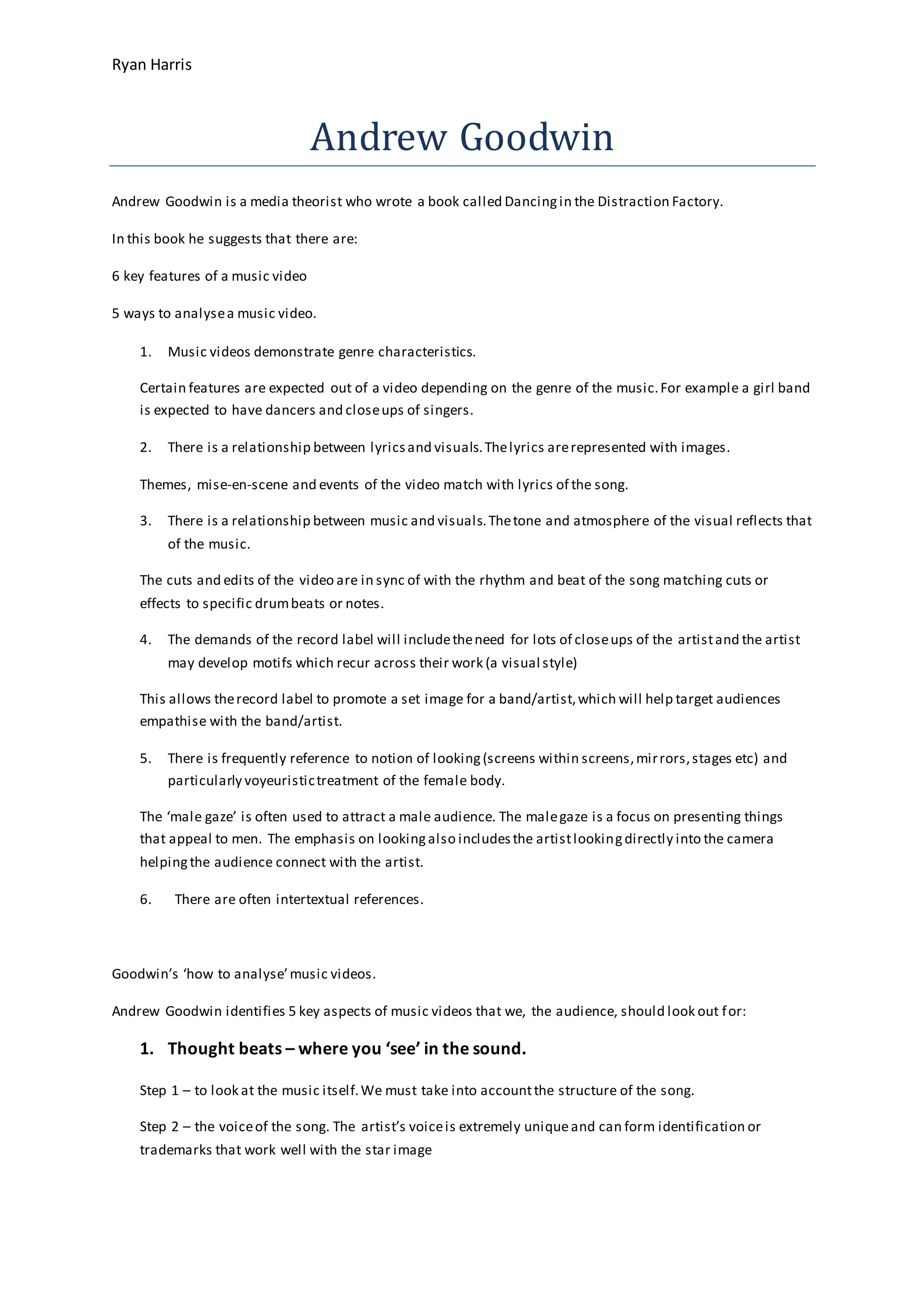 Andrew goodwin | PDF