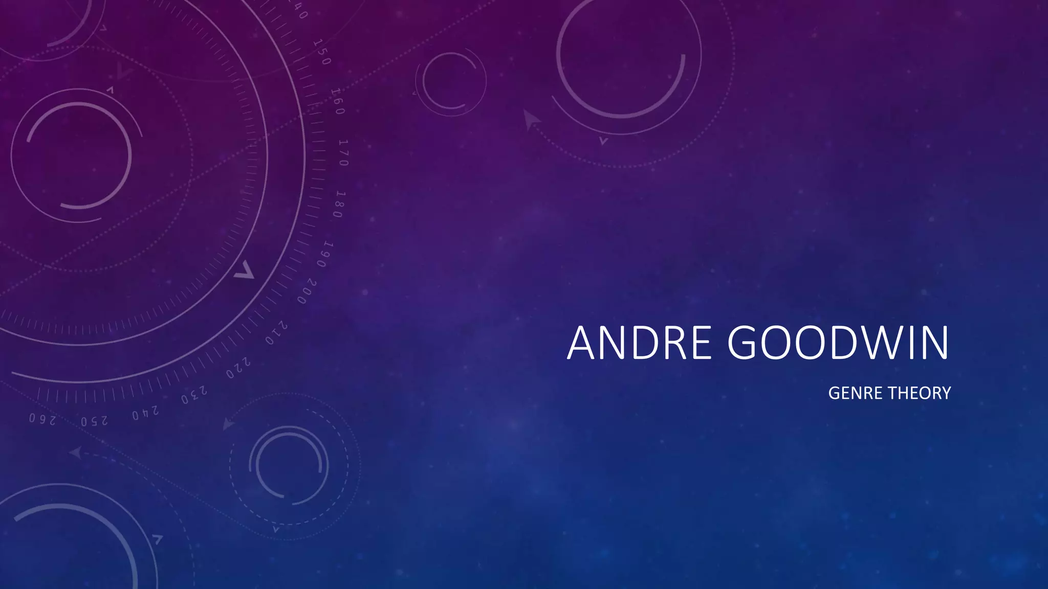 Andrew goodwin | PPT