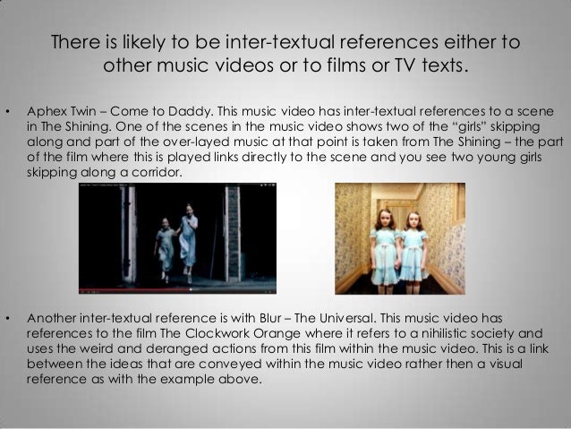 Andrew Goodwin’s Music Video (codes and conventions) – Bloggingwonders ...