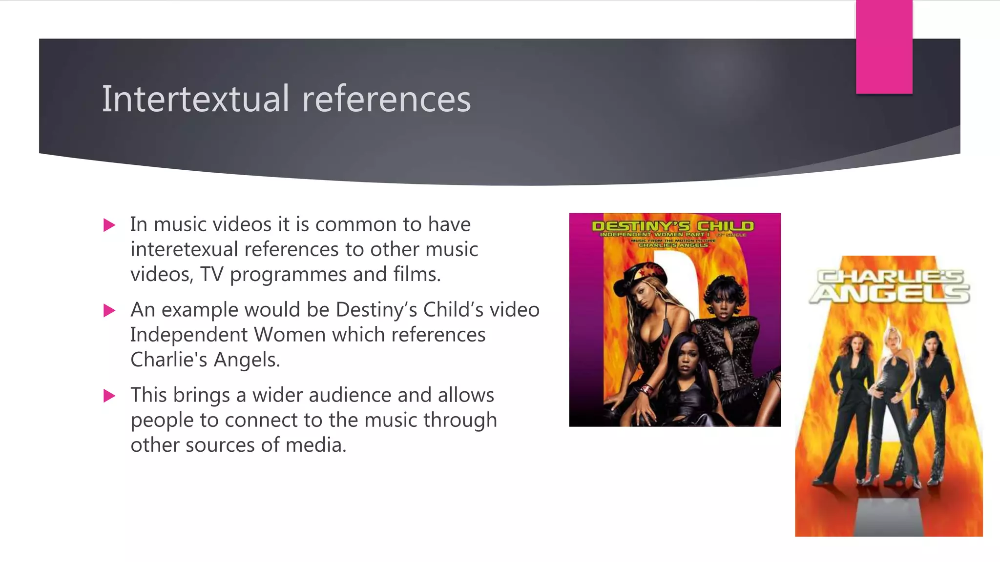 Andrew Goodwin’s 6 Features of Music Videos | PPTX