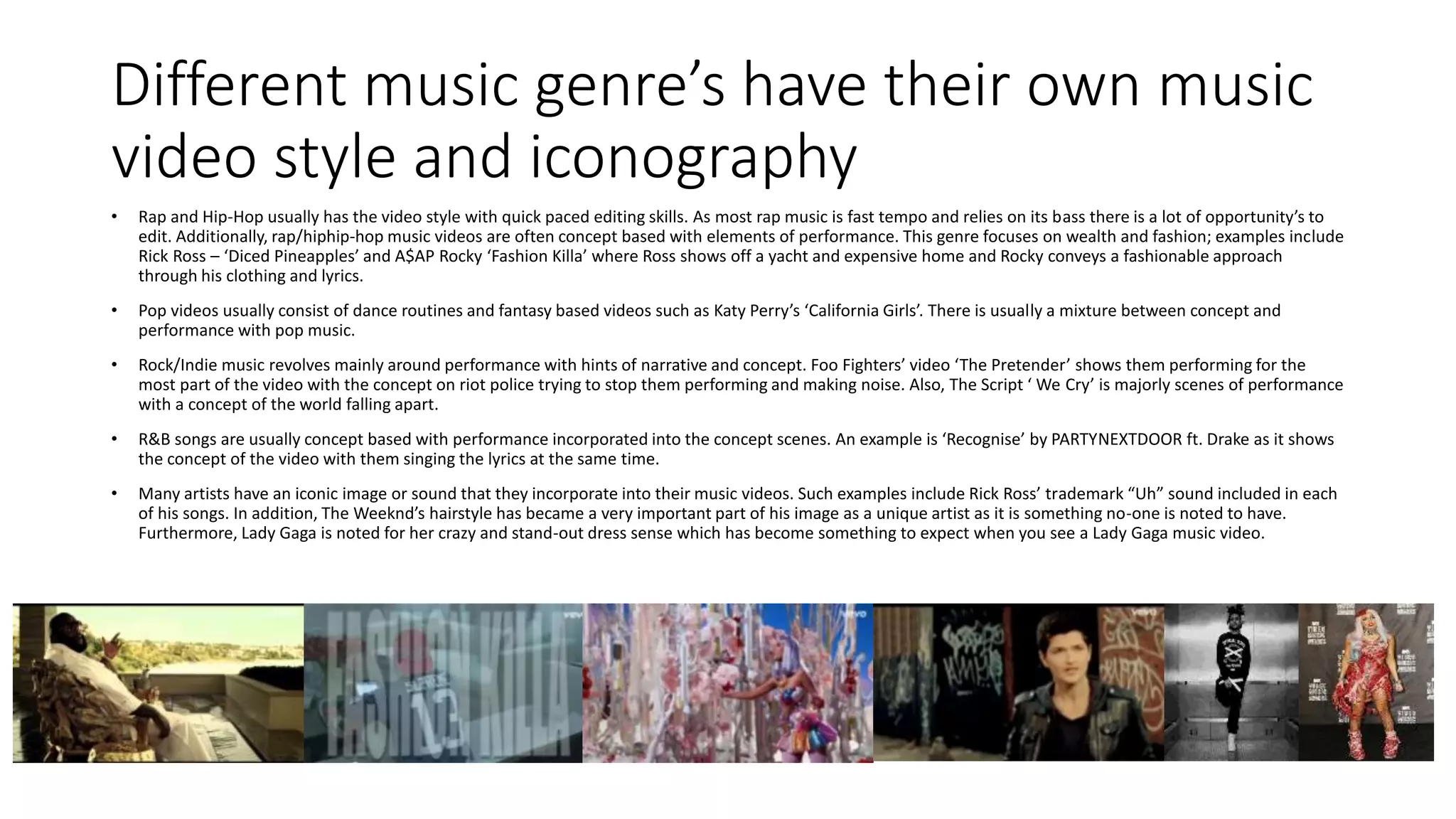 Andrew goodwin’s Music Video Conventions | PPT